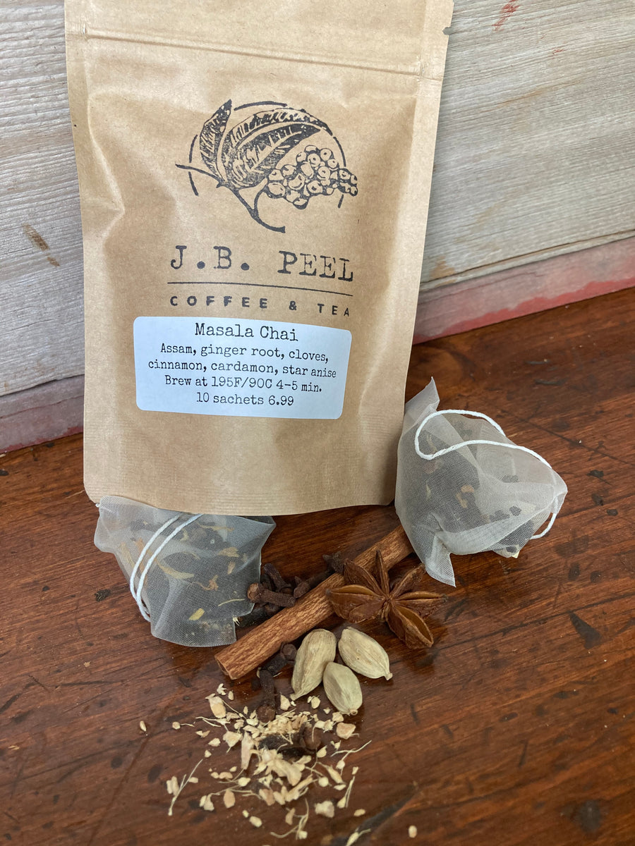 Masala Chai Tea Sachets – JB Peel Coffee